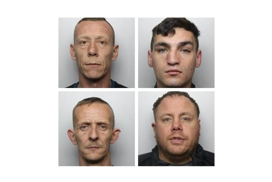 Four Doncaster Man Jailed For Over 53 Years After Assault Left A 16
