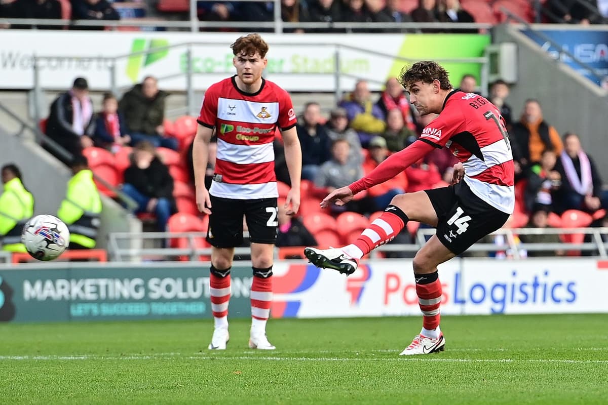 Recap the action as Doncaster Rovers beat Grimsby Town at the Eco-Power ... Recap the action as Doncaster Rovers beat Grimsby Town at the Eco-Power ...