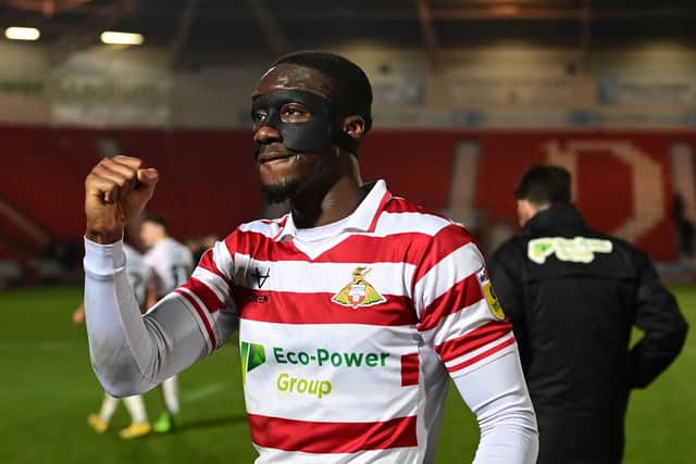 Doncaster Rovers defender Joseph Olowu embraces superhero status ahead ... Doncaster Rovers defender Joseph Olowu embraces superhero status ahead ...
